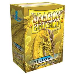 Dragon Shield Sammelkarte Dragon Shield Kartenhüllen 63 x 88mm Sleeves Yellow (100)