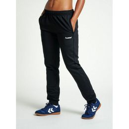 Hummel Jogginghose Jogginghose Stretch Sweat Freizeit Pants mit Logo HMLGO 5145 in Schwarz