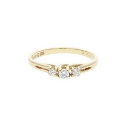 JuwelmaLux Fingerring JuwelmaLux Ring 375/000 (9 Karat) Gold mit Brillant JL30-07-4795 51 (kein Set