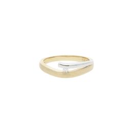 JuwelmaLux Fingerring JuwelmaLux Ring 585/000 (14 Karat) Bicolor mit Brillant JL30-07-0746 5 (kein Set