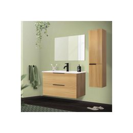 ML-Design Badezimmer-Set Waschtisch Badezimmermöbel Badezimmer Möbel Spiegel Badset