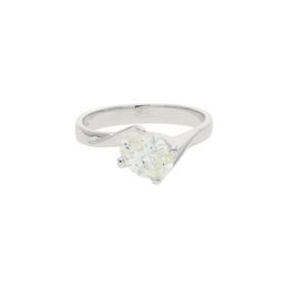 JuwelmaLux Fingerring JuwelmaLux Damenring 585/000 (14 Karat) Weißgold mit Diamanten JL30-07 (kein Set
