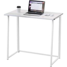 Dripex Computertisch Faltbar Tisch Schreibtisch Klappbar PC Tisch Laptoptisch