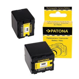 Patona 2x Akku für Panasonic HDC-SD800 Kamera-Akku Ersatzakku 2500 mAh (7