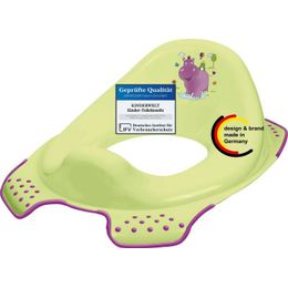 KiNDERWELT Töpfchen Premium Kinder-Toilettensitz Hippo grün für Kinder stabiler WC