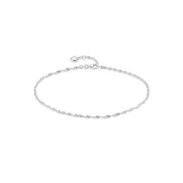 SOTOR Fußkette Sterling Silber Minimalistische Perlen Fußkettchen Kette (Sterling Silber minimalistische kleine runde Perlen Füße Nische Temperament Schmuck High-Class-Sinn der Mode minimalistische extrem feine Fußkettchen weibliche Kette)