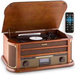 Auna Belle Epoque 1908 + DAB/Bluetooth Plattenspieler