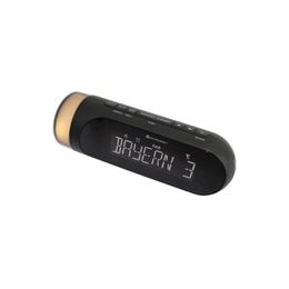 Soundmaster UR6600SW Radiowecker Nachtlicht dimmbar DAB+ UKW-Radio USB-Laden Uhrenradio