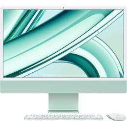 Apple iMac 24" iMac (23,5 Zoll, Apple Apple M3 M3, 10‑Core GPU, 8 GB RAM, 256 GB SSD), grün