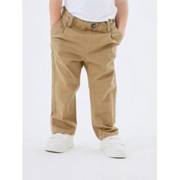name it Chinohose Stretch Chino Hose Gerade Twill Denim Pants 6960 in Beige