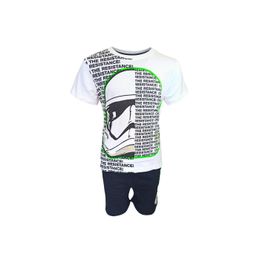 Star Wars Schlafanzug Sturmtruppler THE RESISTANCE! (2 tlg) Jungen Pyjama kurzarm Shorty aus Baumwolle Gr. 134-164 cm