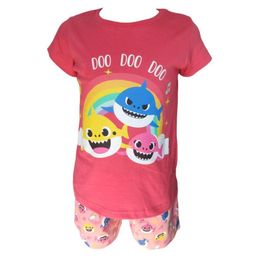 Baby Shark Schlafanzug (2 tlg) Mädchen Pyjama Set kurz