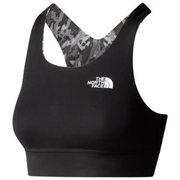 The North Face - Women's Flex Reversible Bra Print - Sport-BH Gr XS schwarz