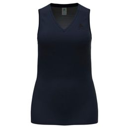 Odlo - Women's BL Top V-Neck Singlet Active F-Dry Light - Kunstfaserunterwäsche Gr XL schwarz/blau
