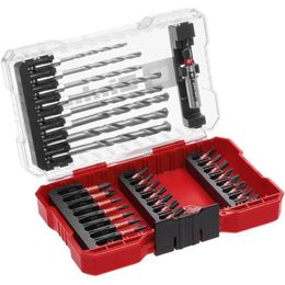 Einhell Bit-Set, M-CASE 33-tlg. schlagfestes Bit- und Steinbohrer-Set