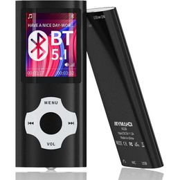 YUHRO 64 GB MP3-Player Bluetooth 5.1 verlustfreie Musik MP3-Player (Hi-Fi-Klangqualität unterstützt bis zu 100 % Mini-Design