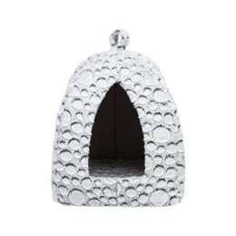 Trixie Schlafhöhle Höhle Mila weiß-grau für Hunde