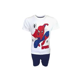 Spiderman Schlafanzug (2 tlg) Jungen Pyjama kurzarm aus Baumwolle Gr. 104-134 cm