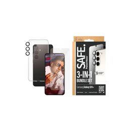 SAFE by PanzerGlass 3-in-1 Bundle Set Screen Protector, Case und Camera Lens Protector für Samsung Galaxy S24+, Displayschutzglas, Displayschutzfolie, stoßfest, kratzbeständig, weiß