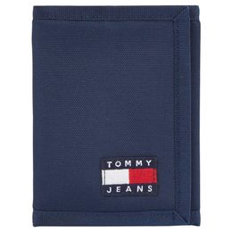 Tommy Jeans Geldbörse TJM ESS DAILY NYLON TRIFOLD, im praktischen Format, blau
