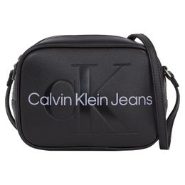 Calvin Klein Jeans Mini Bag SCULPTED CAMERA BAG18 MONO, mit großflächigem Markenlogo vorne Handtasche Damen Tasche Damen, schwarz