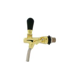 ich-zapfe Kompensatorhahn, Zapfhahn, gold, TOPP!, Length:55 mm