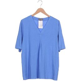 Selection by Ulla Popken Damen T-Shirt, blau, Gr. 42