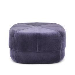 Normann Copenhagen - Circus Pouf groß, lila Velour