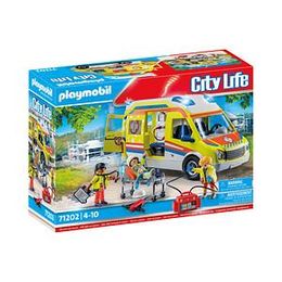 Playmobil® City Life 71202 Rettungswagen mit Licht und Sound Spielfiguren-Set