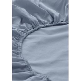 hessnatur Satin-Spannbetttuch aus reiner Bio-Baumwolle Größe: 90-100x200 cm
