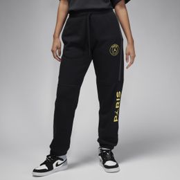 Paris Saint-Germain Brooklyn Fleece Jordan Fußballhose mit Grafik für Damen - Schwarz