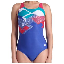 arena - Women's Logo Kikko Swimsuit Controlpro Low B - Badeanzug Gr 34 blau