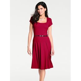 Jerseykleid Heine "Jersey-Kleid" Gr. 34, Normalgrößen, rot Damen Kleider Freizeitkleider