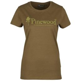 Pinewood - Women's Outdoor Life Damen T-Shirt - T-Shirt Gr XS braun