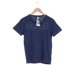 Replay Herren T-Shirt, marineblau
