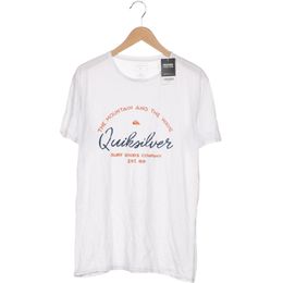 Quiksilver Herren T-Shirt, weiß, Gr. 48