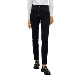 s.Oliver BLACK LABEL 5-Pocket-Jeans mit Kontrastnähten, blau