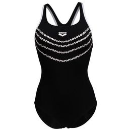 arena - Women's Losange V Swimsuit Swim Pro Back - Badeanzug Gr 42 schwarz