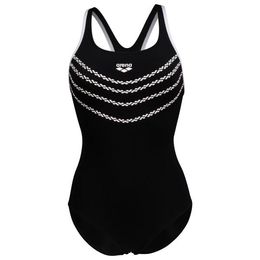 arena - Women's Losange V Swimsuit Swim Pro Back - Badeanzug Gr 34 schwarz