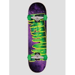 Creature Galaxy Logo Mid 7.8" Skateboard purple