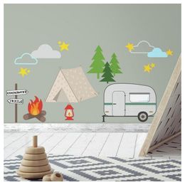 Roommates Wandsticker Camping