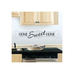 Roommates Wandsticker "Home Sweet Home" Quote