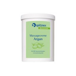 Spitzner Massageöl Spitzner Massagecreme Argan 1 L (1000 ml) pflegende Massagelotion mit