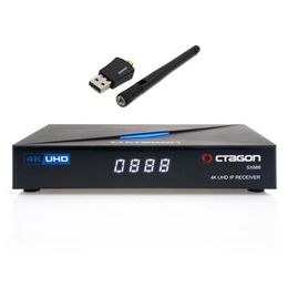 Octagon SX888 V2 4K IP-Receiver mit 600Mbit/s WLAN Stick Netzwerk-Receiver