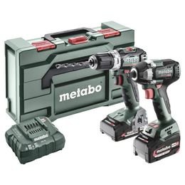 Metabo Akku-Bohrschrauber 18 Volt Akku Combo Set 2.9.2 BS 18 L BL + SSW 18