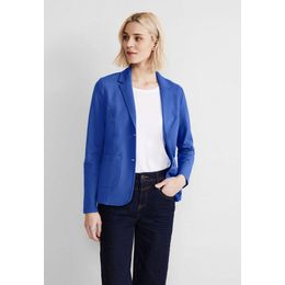 Street One Kurzblazer mit Reverskragen, blau