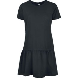 Urban Classics Ladies Valence Tee Dress Kurzes Kleid schwarz in L