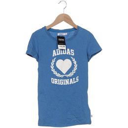 adidas originals Damen T-Shirt, blau, Gr. 30