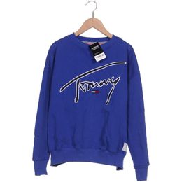 Tommy Jeans Damen Sweatshirt, blau, Gr. 34
