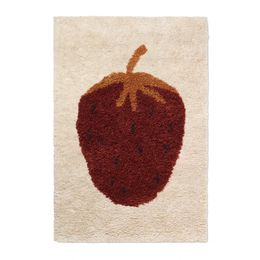 ferm LIVING - Fruiticana Teppich \"Erdbeere\", 120 x 180 cm